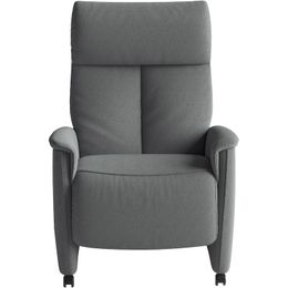 Sit & More sit&more TV-Sessel &raquo;Cremona Comfort&laquo; wahlweise manuell oder elektrischer Funktion mit Akku grau 98% Polyester, 2% Polyamid Flachgewebe, Ergonomie M2,
