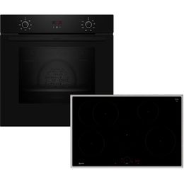 Neff Backofen-Set &raquo;BICCCOAK3&laquo; mit Teleskopauszug nachr&uuml;stbar CircoTherm zum Backen auf 3 Ebenen & Powerstufe f&uuml;r schnelle Hitze schwarz Einheitsgr&ouml;&szlig;e 