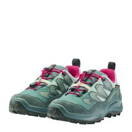 Lowa Kinder Wanderschuh "MADDOX PRO GORE-TEX LO JR", Gr. 31, gr&uuml;n, Leder, Textil, Schuhe, wasserdicht dank Gore-Tex Membrane