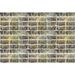 Livingwalls living walls Fototapete &raquo;Walls by Patel Factory&laquo; glatt Vlies, Wand gelb Vlies B/L: 4m x 2,7m