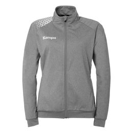 Kempa Damen Trainingsjacke "Trainingsjacke Ambition 28 Poly Women", grau, Gr. XS, Obermaterial: 100% Polyester Pol. recyc.., Jacken