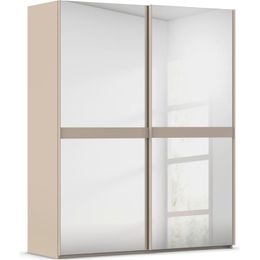 Rauch Schwebet&uuml;renschrank &raquo;Kleiderschrank Schrank Garderobe Schlafzimmerschrank SCALE-LINE&laquo; edle Optik mit Bauchbinde in Korpusfarbe Spiegelfront MADE
