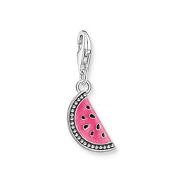 Thomas Sabo Damen Thomas Sabo Charm-Einh&auml;nger &raquo;Wassermelone-Motiv bunt&laquo; silber Einheitsgr&ouml;&szlig;e