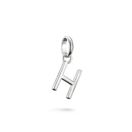 Thomas Sabo Damen Thomas Sabo Charm Buchstabe &raquo;Charm Alphabet/Buchstabe - Connect&laquo; silber H