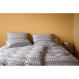 Elegante Bettw&auml;sche &raquo;Aberdeen&laquo; 2 Stk. angenehmes Hautgef&uuml;hl bunt Flanell, Obermaterial: 100% Baumwolle B/L: 135cm x 200cm, 1 Stk., 1 Stk., Flanell, B/L: 80cm x