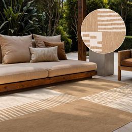 Ted Baker Teppich &raquo;Acacia, Wendeteppich&laquo; rechteckig 8 mm H&ouml;he Designteppich, Wetterfest, Pflegeleicht, Modern, Wohnzimmer, Terrasse beige Polypropylen B : 160cm