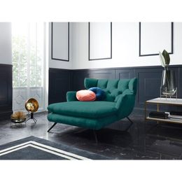 3C Candy Loveseat &raquo;Beatrice Loungesessel, Ohrensessel, bequem zum Relaxen, Breite 100cm&laquo; mit Knopfheftung im R&uuml;cken, Fernsehsessel, Relaxsessel gr&uuml;n 