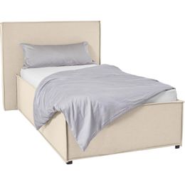 LeGer Home by Lena Gercke Polsterbett &raquo;Isaline&laquo; wahlweise ohne Matratze oder mit 3 Matratzenarten, Kopfteilh&ouml;he 107 cm beige 100% Polyester 