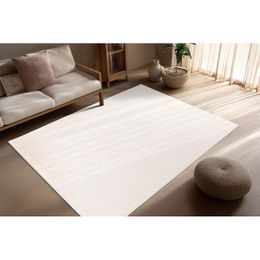 Kayoom Teppich &raquo;Bandito 125&laquo; rechteckig 11 mm H&ouml;he Kurzflor, Wohnzimmer Polyester B : 200cm 1 Stk., 11mm, L: 290cm