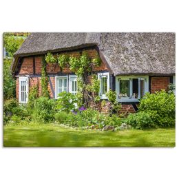 Artland Wandbild &raquo;Alter Reetdachhof Zingst an der Ostsee&laquo; 1 Stk. tlg. als Alubild, Leinwandbild, Poster, Wandaufkleber in verschied. Gr&ouml;&szlig;en bunt B/H/T: 120cm 