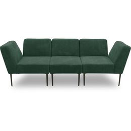 DOMO collection Sessel &raquo;700010 Lieferzeit nur 2 Wochen, auch einzeln stellbar&laquo; Cord-Bezug, Fu&szlig;h&ouml;he passend f&uuml;r g&auml;ngige Saugroboter! gr&uuml;n 100% 