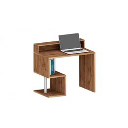 Home Affaire Schreibtisch &raquo;Esse, modernes Design&laquo; in verschiedenen Breiten, mit und ohne Monitoraufsatz, Made in Italy braun B/H/T: 100cm x 92,5cm x 