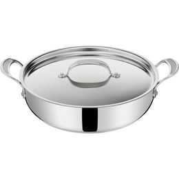 Tefal Servierpfanne &raquo;Jamie Oliver Cook's Classic, Schmorpfanne Induktion beschichtet&laquo; Edelstahl 1 Stk. tlg. Thermo-Signal bei idealer Brattemperatur, f&uuml;r 