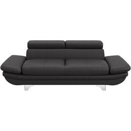 COTTA 2-Sitzer &raquo;Enterprise&laquo; Big-Sofa, mit Armteilverstellung & Kopfteilverstellung schwarz Softlux -Kunstleder;Luxus-Kunstleder B/H/T: 218cm x 91cm x 
