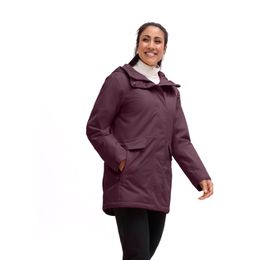 Maier Sports Damen Winterjacke "DA-MANTEL MTEX EL. LISBON COAT", lila, Gr. 44, Obermaterial: 100% Polyester, Jacken, wasser- und winddicht,