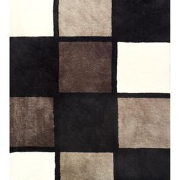 G&ouml;zze Wohndecke &raquo;Antigua&laquo; mit modernem Karo, Kuscheldecke, 150x200 cm grau Polyester B/L: 150cm x 200cm