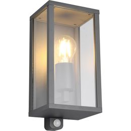 Trio Leuchten Au&szlig;en-Wandleuchte &raquo;GARONNE, Outdoor Wandlampe exkl 1x E27 max 60W, Hauswand-Leuchte&laquo; E27 1 Stk. warmwei&szlig; - kaltwei&szlig; Garten Wandleuchte 