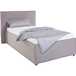 LeGer Home by Lena Gercke Polsterbett &raquo;Isaline&laquo; wahlweise ohne Matratze oder mit 3 Matratzenarten, Kopfteilh&ouml;he 107 cm grau 100% Polyester Liegefl&auml;che