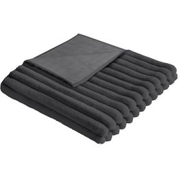 Westfalia Schlafkomfort Bett&uuml;berwurf &raquo;Vita&laquo; in vielen Gr&ouml;&szlig;en erh&auml;ltlich grau Polyester B/L: 80cm x 210cm