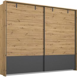 Rauch Schwebet&uuml;renschrank &raquo;Birmingham&laquo; inklusive Passepartout grau Holzwerkstoff B/H/T: 233cm x 214cm x 62cm