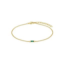 Amor Damen Armband &raquo;2034781&laquo; mit Zirkonia (synth.) gold 19cm, Silber 925 (Sterlingsilber)