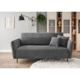 Home Affaire Ecksofa &raquo;Lazio modern und bequem, schmale Armlehnen, tolle Detailverarbeitung&laquo; zwei verschiedene Fu&szlig;farben w&auml;hlbar grau 93% Polyester, 7%