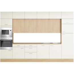 KOCHSTATION K&uuml;chenzeile &raquo;KS-Lucy&laquo; Breite 360 cm, Soft-Close, inkl. Zubeh&ouml;r, wahlweise mit E-Ger&auml;ten B/H/T: 360cm x 247cm x 60cm, ohne E-Ger&auml;te