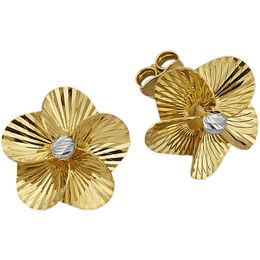Firetti Damen Paar Ohrstecker &raquo;Schmuck Geschenk Silber 925 Ohrschmuck Ohrringe Blume&laquo; silber 15mm, Silber 925 (Sterlingsilber)