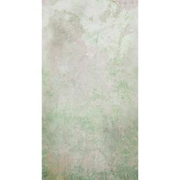 Art for the home Fototapete &raquo;Beton gr&uuml;n&laquo; abstrakt glatt Verblasster Beton 280x150 cm gr&uuml;n Vlies B/L: 1,5m x 2,8m