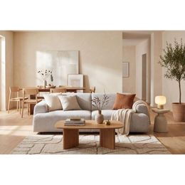 OTTO home 3-Sitzer &raquo;Linkka, Breite 237 cm&laquo; in einem weichen Chenille-Stoff, mit Wellenunterfederung beige 90% PES, 10% Nylon B/H/T: 237cm x 75cm x 