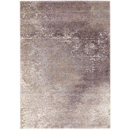 OCI DIE TEPPICHMARKE Teppich &raquo;Butterfly Admiral&laquo; rechteckig 13 mm H&ouml;he moderner Kurzflor, orientalisch, Vintage, Wohnzimmer beige Kunstfaser B : 140cm