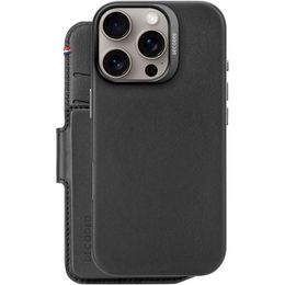 Decoded Smartphone-H&uuml;lle &raquo;Leather Detachable Wallet iPhone 16 Pro&laquo; Smartphones schwarz Leder Mikrofaser-Innenfutter sch&uuml;tzt vor Kratzern