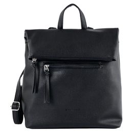 Tom Tailor Damen Tom Tailor Rucksack &raquo;Tinna&laquo; ein perfekter Allrounder, sportiv und modern mit funktionalen Details schwarz B/H/T: 32cm x 33cm x 11,5cm