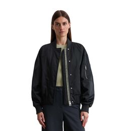 Marc O'Polo MARC O'POLO Damen Outdoorjacke "aus recyceltem Polyester-Twill", blau, Gr. 34, unifarben, Obermaterial: 100% Polyester. F&uuml;llung: 100% Polyamid.