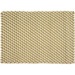 Pad Fu&szlig;matte &raquo;POOL, Schmutzfangmatte&laquo; rechteckig 15 mm H&ouml;he handgewebt, In- und Outdoor geeignet, auch als L&auml;ufer erh&auml;ltlich gr&uuml;n Kunstfaser B : 52cm 