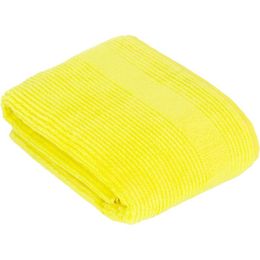 Vossen Badetuch &raquo;Tomorrow&laquo; gelb Webfrottier, Baumwolle B/L: 100cmx150cm, 1 Stk., Webfrottier