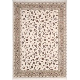 OCI DIE TEPPICHMARKE Teppich &raquo;MYSTIC HERITAGE&laquo; rechteckig 7 mm H&ouml;he florale Muster in 3D-Optik, Bord&uuml;re, maschinell gewebt, Wohnzimmer beige Polyacryl
