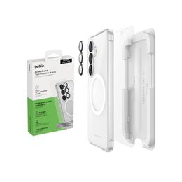 Belkin Displayschutzglas &raquo;ScreenForce Titan Schutzset&laquo; f&uuml;r Samsung Galaxy S26 Displayschutzfolie, Bildschirmschutz, Cover, Kameraschutz transparent Glas, 