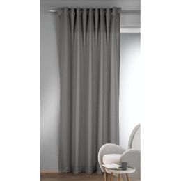 HOMING Gardine &raquo;Louis&laquo; verdeckte Schlaufen 1 Stk. tlg. Fertigschal grau Polyester 245cm, verdeckte Schlaufen, 135cm