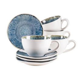 M&auml;ser M&Auml;SER Tasse &raquo;FROZEN, Tassen-Set, Steinzeug&laquo; Steinzeug &Oslash; 10cm x 6,5cm, 270ml, 8 Stk.