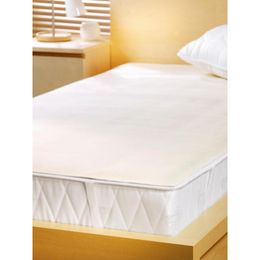 SETEX Matratzenschutzbezug &raquo;ALLERGIKER GEEIGNET (HAUSSTAUBALLERGIKER), ATMUNGSAKTIV&laquo; Auflage, 90x200 cm, 140x200 cm und weiteren Gr&ouml;&szlig;en beige B/H/L: 