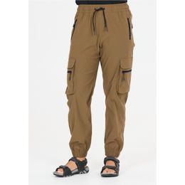 WHISTLER Damen Sweathose "Portus", braun, Gr. 46, unifarben, 95% Polyamid, 5% Elasthan, Hosen, verstellbar f&uuml;r individuelle Bef&uuml;rnisse