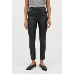 Freequent Damen Stoffhose "FQSOLVEJ - COOPER", schwarz, Gr. XL, unifarben, Web, Obermaterial: 76% Viskose, 21% Polyamid, 3% Elasthan, Hosen,