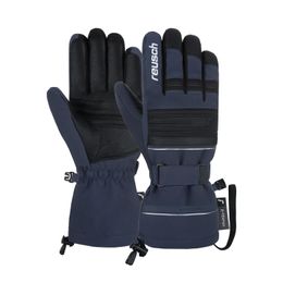 Reusch Damen Skihandschuhe "Conan R-TEX XT", blau, Gr. 8,5, 86% Polyester, 10% Ziegenleder, 4% Lederimitat, Handschuhe, mit wasser- und winddichter