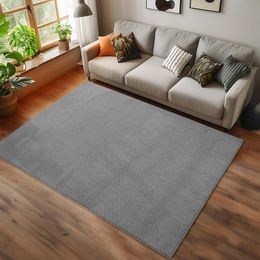 Ayyildiz Teppiche Teppich &raquo;HELIX 2200 , auch als L&auml;ufer und Rund erh&auml;ltlich&laquo; rechteckig 7 mm H&ouml;he 3D-Effekt durch Cut-Loop-Webtechnik, Woll-Optik, Boucl&eacute;, Wohnzimmer B 