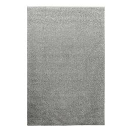 Teppich &raquo;Gino&laquo; rechteckig 30 mm H&ouml;he Hochflor, gewebt, weich, uni, Wohnzimmer, Schlafzimmer, waschbar grau Polypropylen B : 80cm 1 Stk., 30mm, L: 