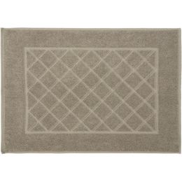 Kleine Wolke Badematte &raquo;Bridge, Badvorleger, Badezimmer Teppich&laquo; H&ouml;he 70 mm beidseitig nutzbar fu&szlig;bodenheizungsgeeignet Badteppich, Frottier-Qualit&auml;t, Uni Farben, 