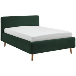 Meise M&ouml;bel meise.m&ouml;bel Polsterbett &raquo;Mattis&laquo; Topseller, wahlweise mit Bettkasten gr&uuml;n Bezug Bett: Cord (100% Polyester) Liegefl&auml;che L&auml;nge B: 200cm x 140cm, Cord 