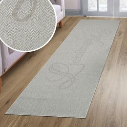 OTTO home L&auml;ufer &raquo;Lieblingsplatz, mit Schriftzug, In- und Outdoor geeignet&laquo; rechteckig 5 mm H&ouml;he Wetterfest, UV-best&auml;ndig, K&uuml;chenl&auml;ufer, Camping, 
