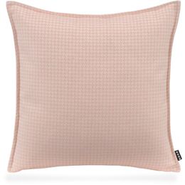 HOCK Dekokissen &raquo;Bobo&laquo; mit Jaquard-Struktur, Kissenh&uuml;lle mit F&uuml;llung, 1 St&uuml;ck rosa Baumwolle, Polyester B/L: 50cm x 50cm, 1 Stk.